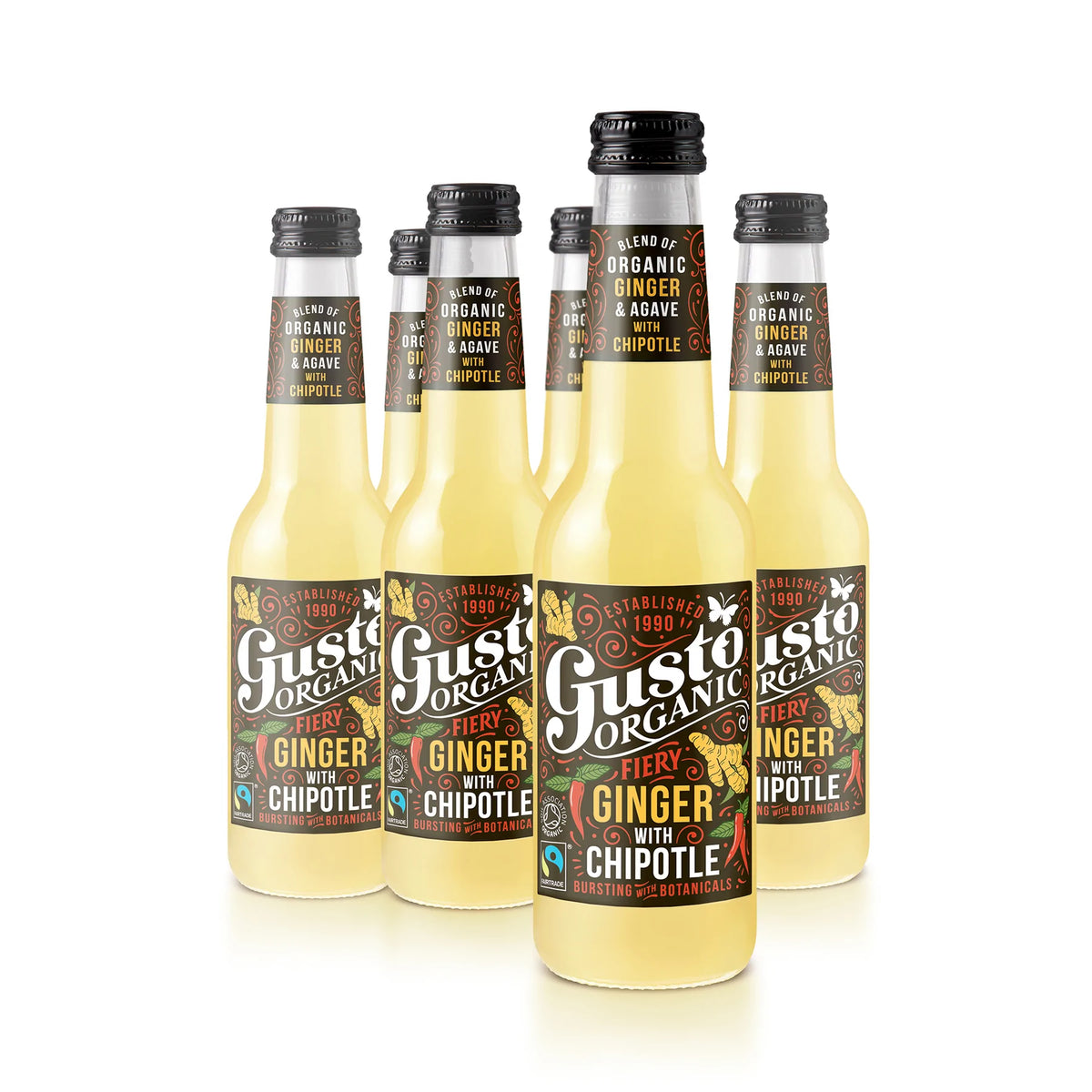 Gusto Organic FIERY GINGER WITH CHIPOTLE | Hiko Drinks